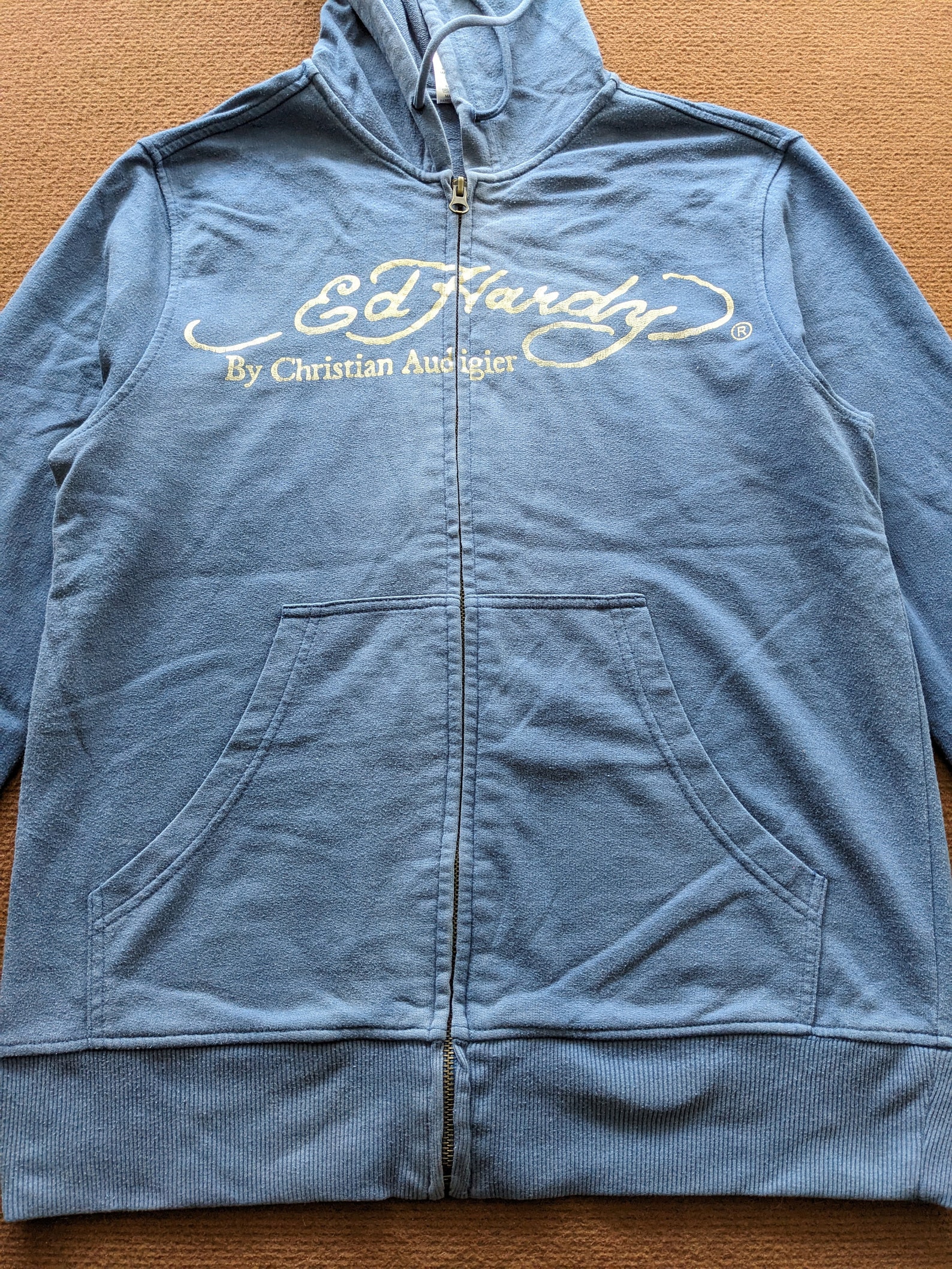 Vintage ED HARDY Rock Style Design Zipper Jacket Hoodies - Etsy