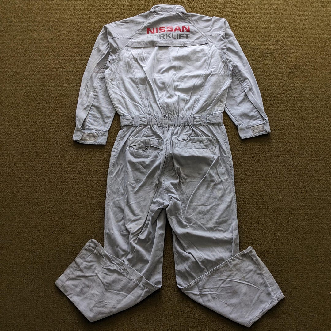 Vintage NISSAN FORKLIFT Racing Team Coverall Workwear Jacket - Etsy