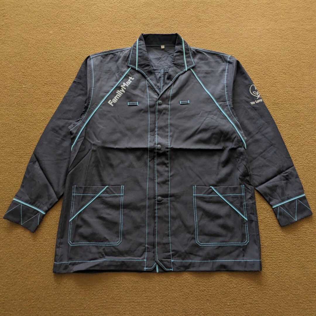 Vintage FAMILY MART Japanese Uniform Workers Jacket - Etsy
