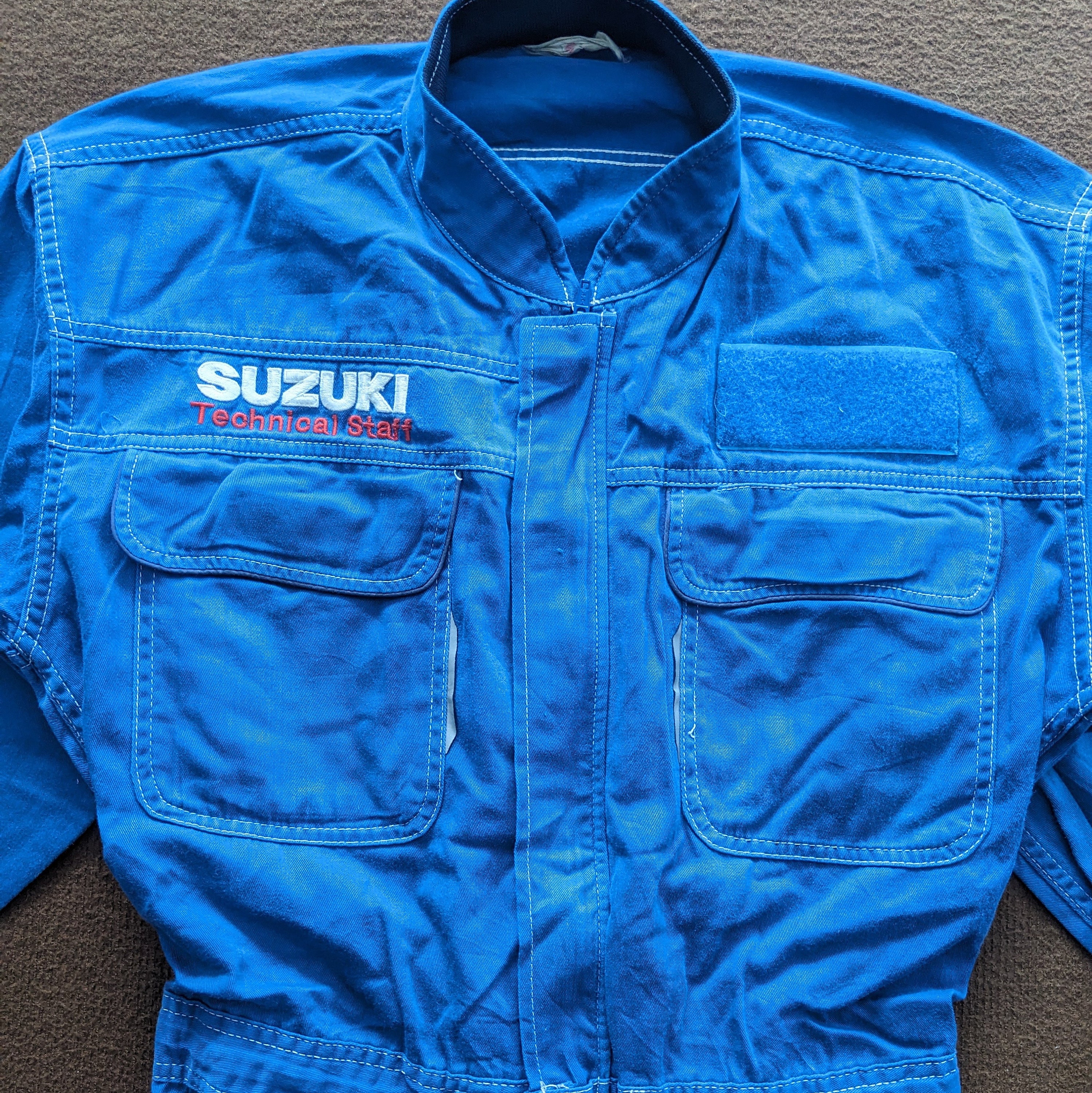 Vintage SUZUKI Technicall Staff Uniform Workers Coverall Jacket - Etsy