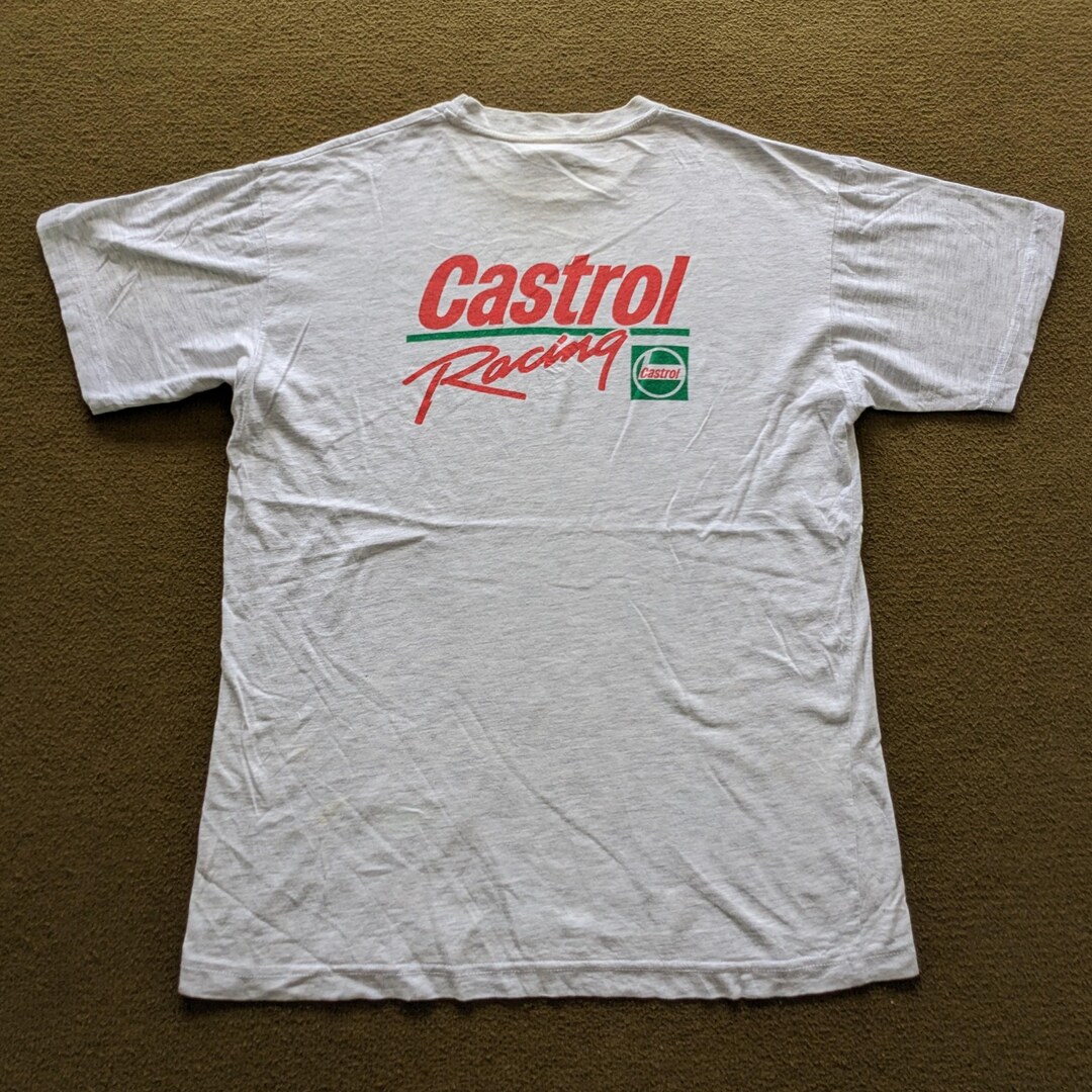 Vintage CASTROL Racing Motorcycle T-shirt - Etsy
