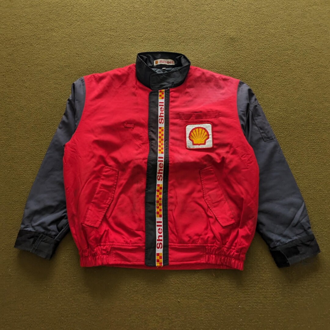 Vintage SHELL Formula One Oil Fuel Racing Jacket - Etsy