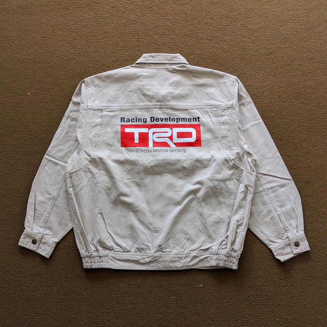 Vintage TRD TOYOTA Motorsports Racing Team Uniform Workers Custom ...