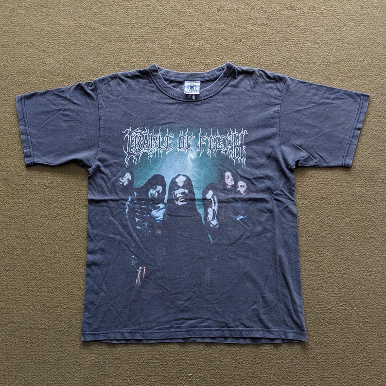 Vintage Cradle of Filth Rock Band T-shirt - Etsy