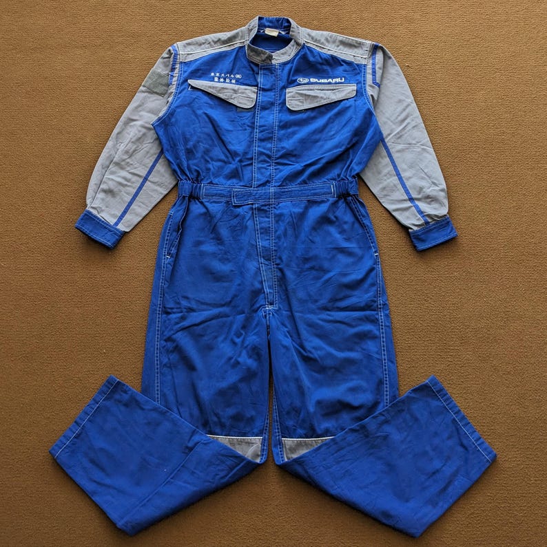 Vintage SUBARU Japanese Racing Coverall Workwear Jacket - Etsy