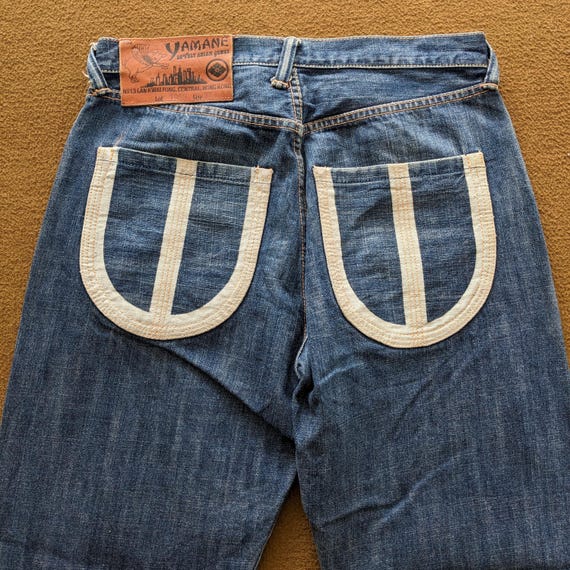 Vintage EVISU Yamane Japanese Brand Custom Jeans - Gem