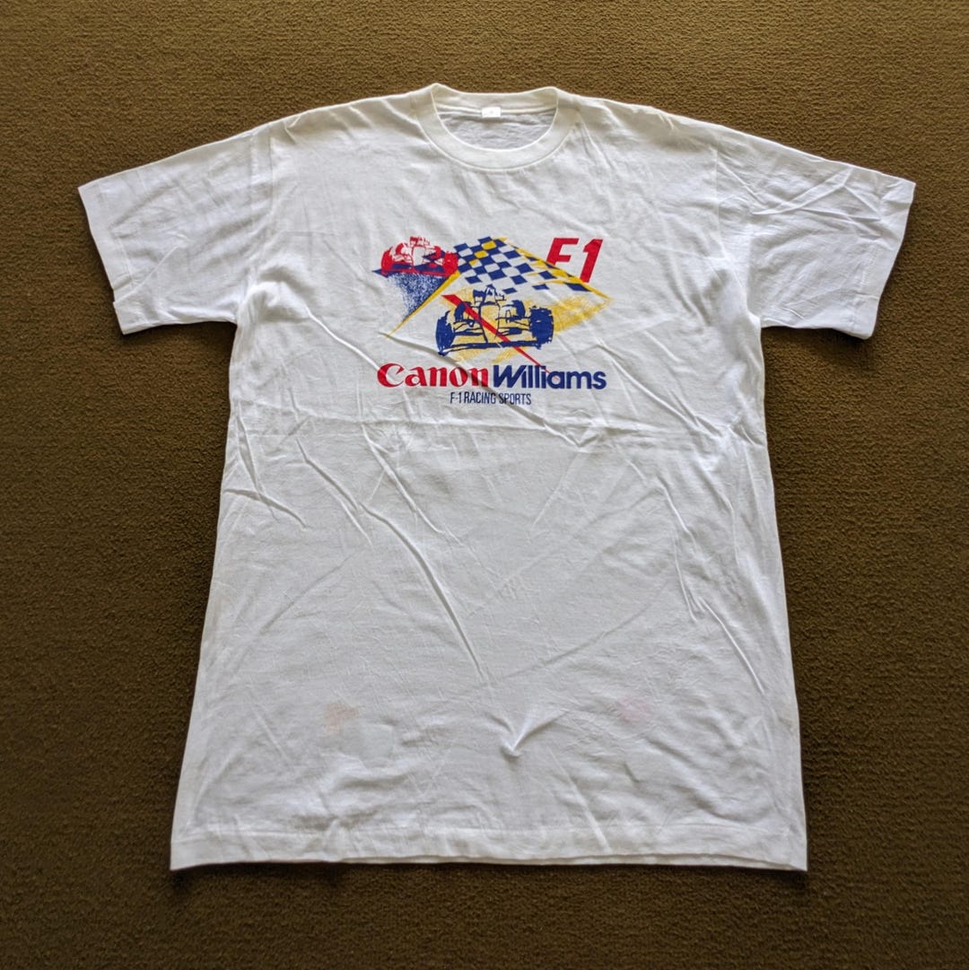 Vintage CANON WILLIAMS F1 Racing Team T-shirt - Etsy