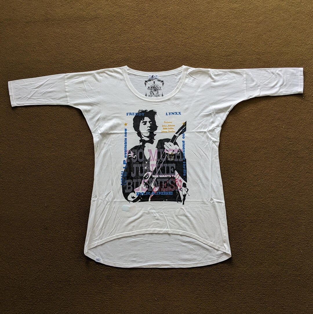Vintage JOHNNY THUNDERS X Hysteric Glamour Japanese Singer T-shirt - Etsy