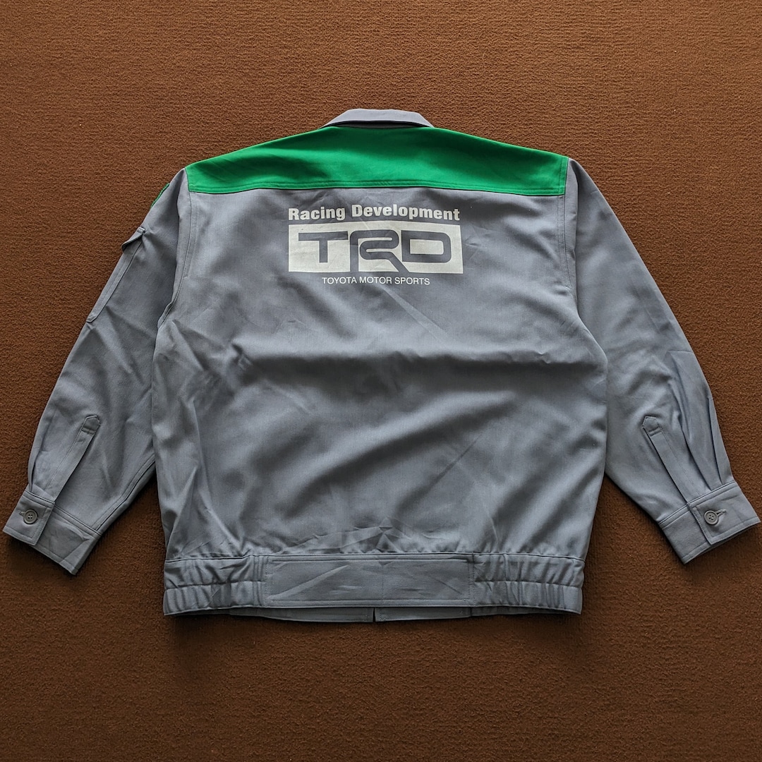 Vintage TOYOTA MOTORSPORT Racing Team Workers Uniform Custom Art Jacket ...