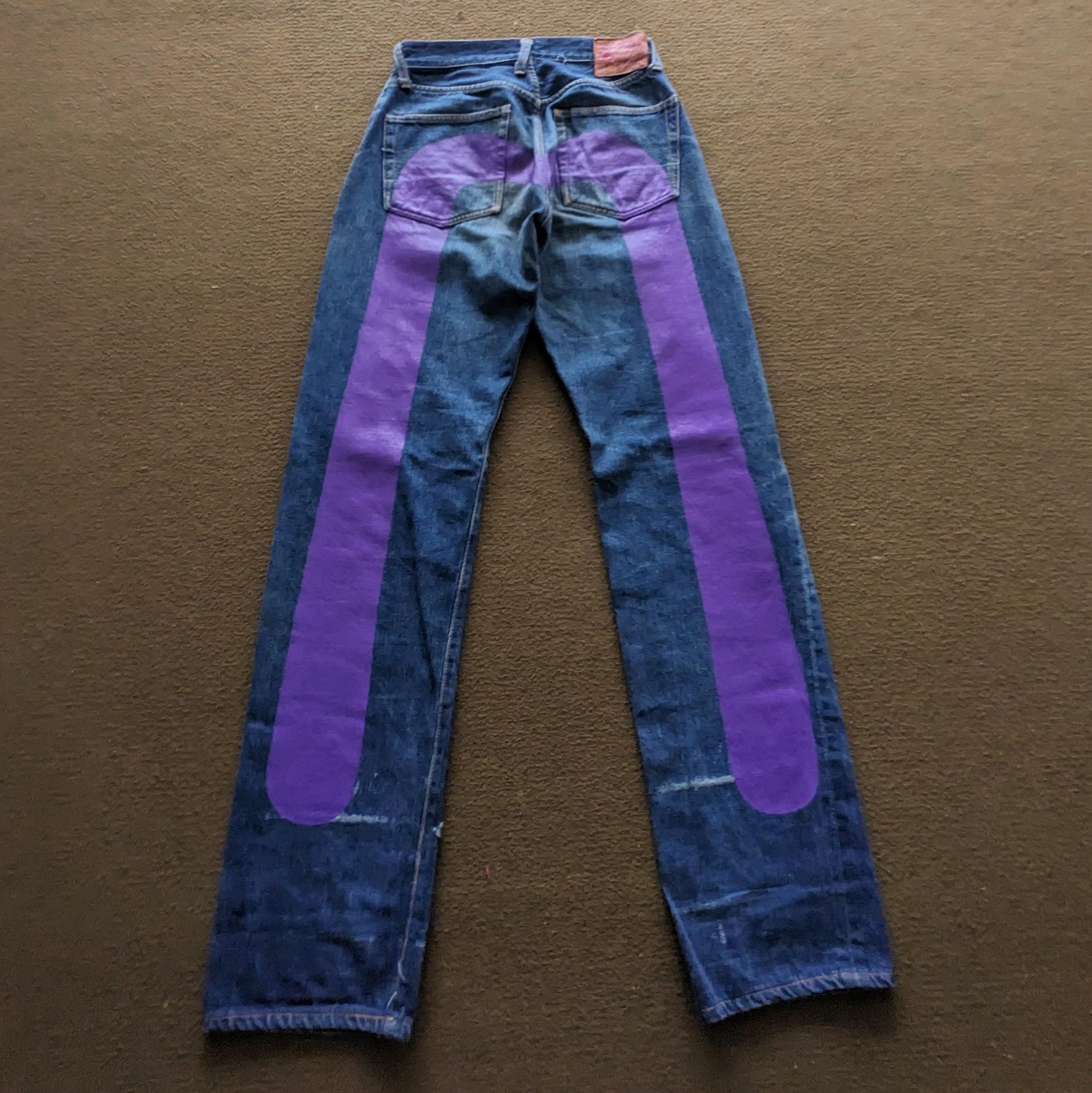 Evisu Jeans Purple Logo