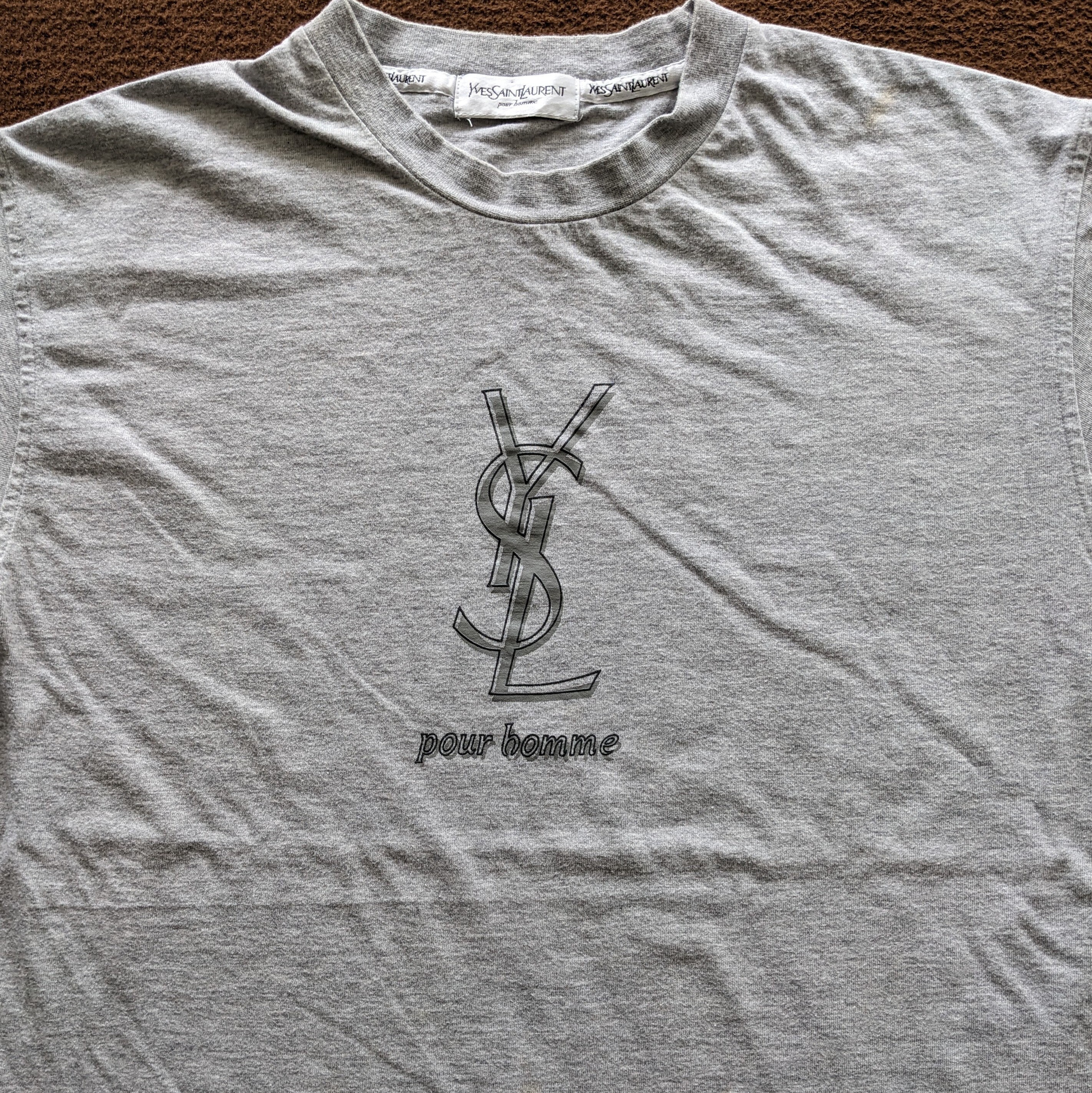 Vintage Yves Saint Laurent Fashion Brand T-shirt - Etsy Vintage Yves Saint Laurent Fashion Brand T-shirt - Etsy