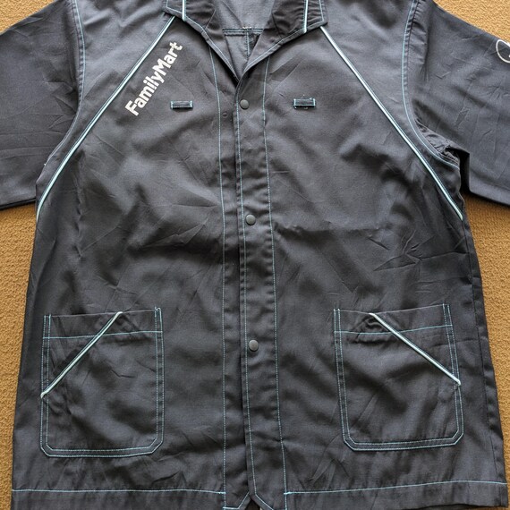 Vintage FAMILY MART Japanese Workers Uniform Shirts - Gem