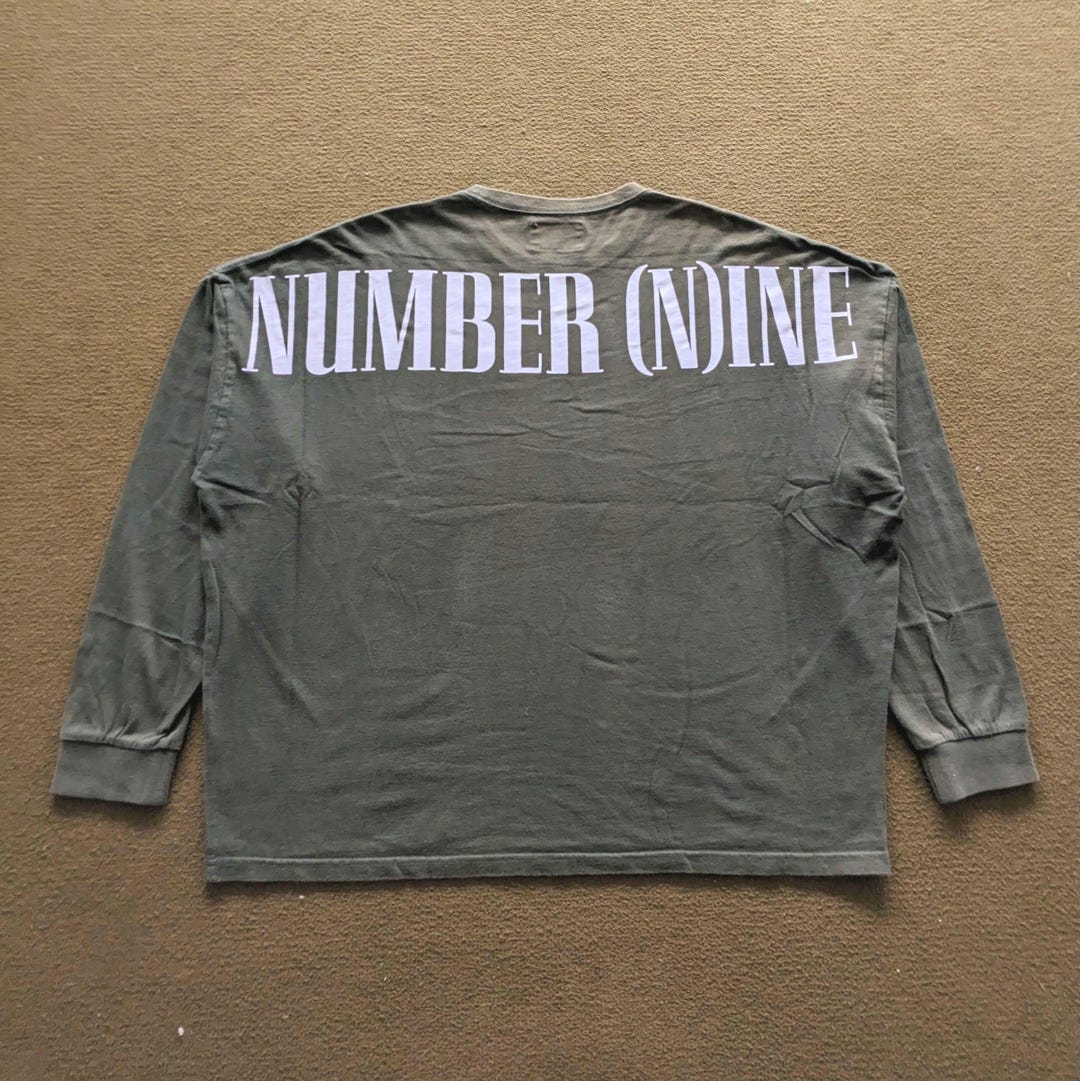 Vintage NUMBER NINE Japanese Brand Long T-shirt - Etsy