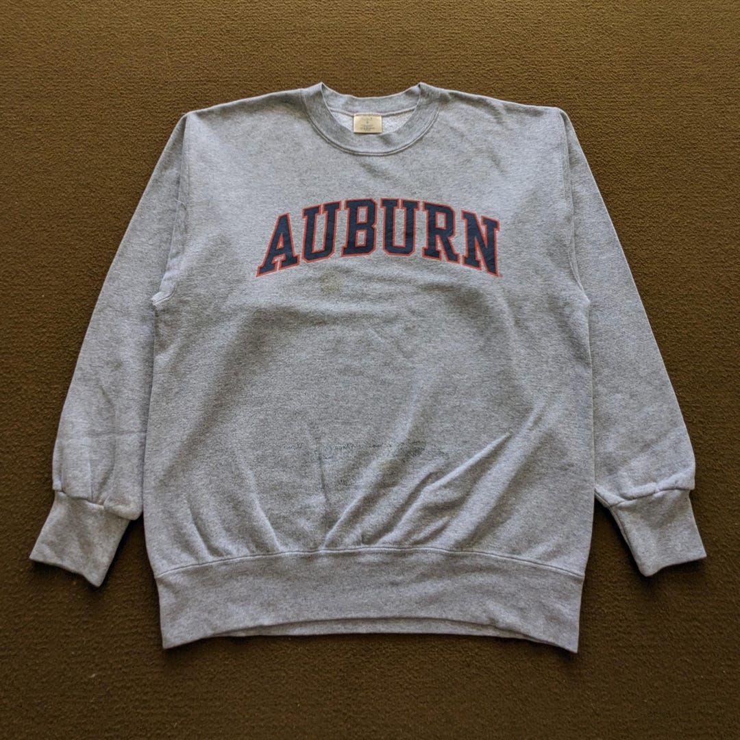 Vintage AUBURN American University Football Sweatshirt - Etsy