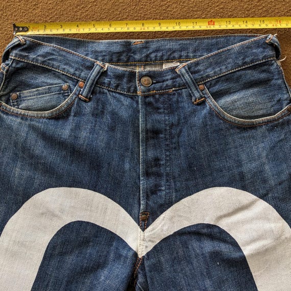 Vintage EVISU Yamane Japanese Brand Custom Jeans - Gem
