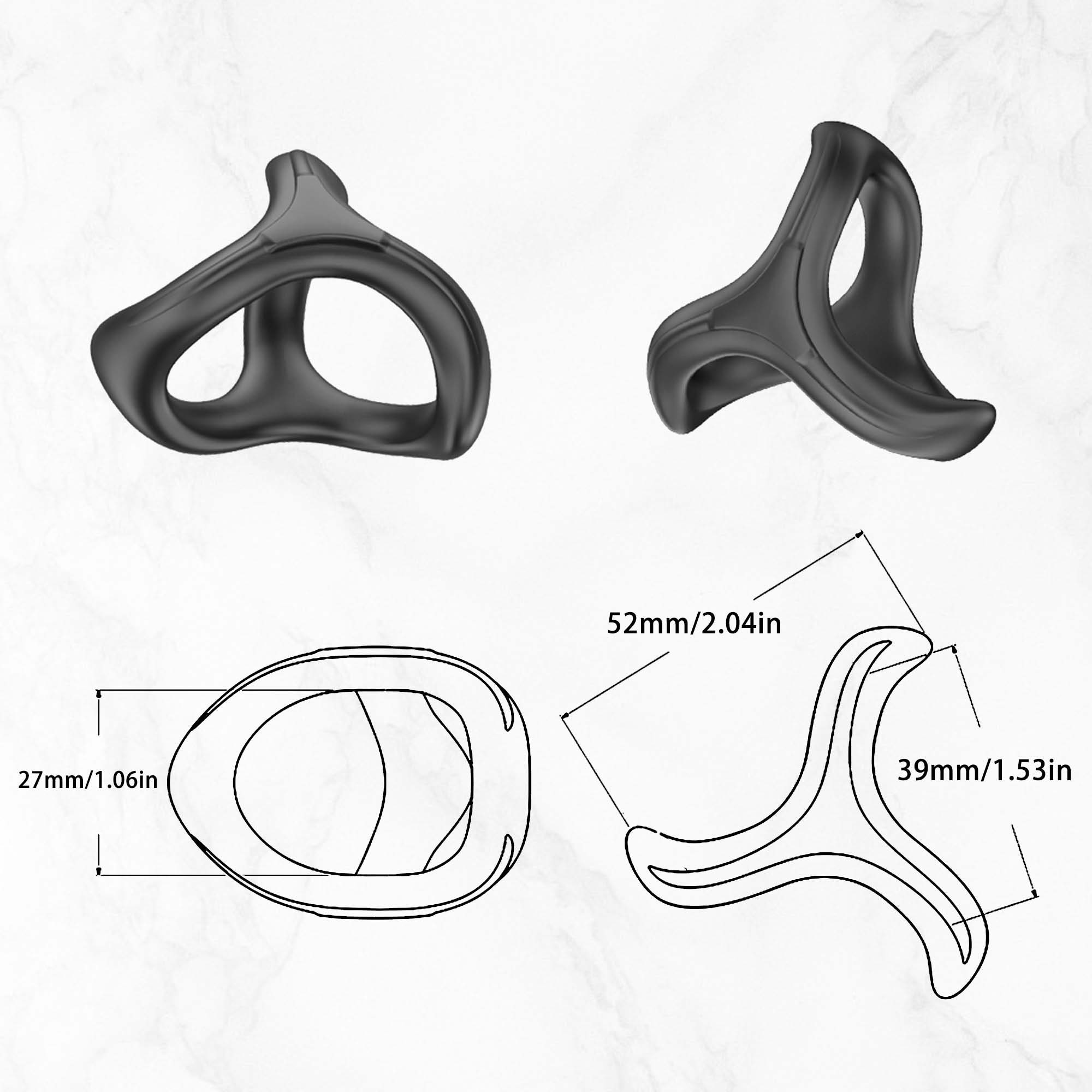 Silicone Cock/penis Ring, Penis Ring Jewelry, Sexy Gifts for Him, Mens ...