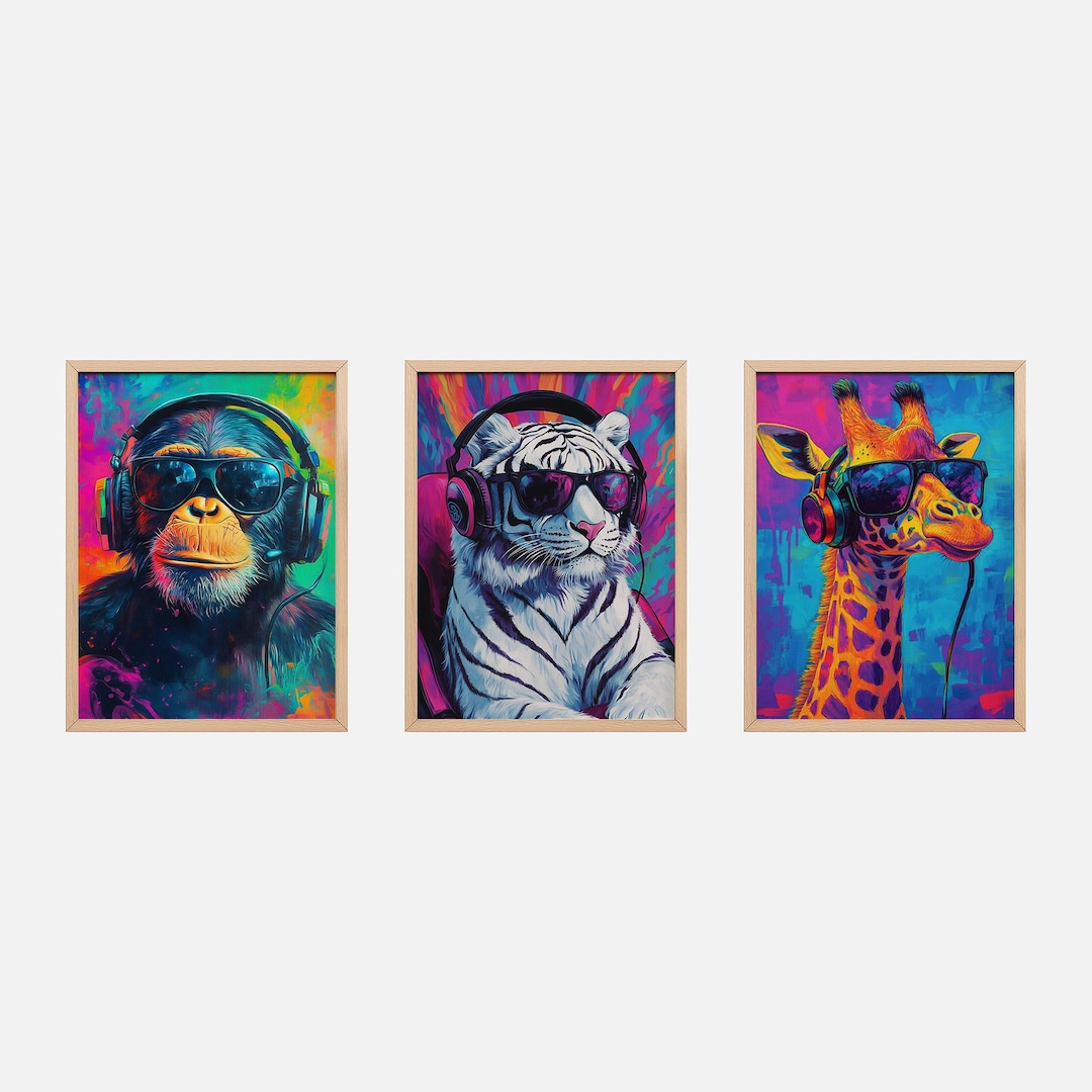 Gaming Posters Set of 3: Video Game Wall Art for Boys Bedroom, Digital ...