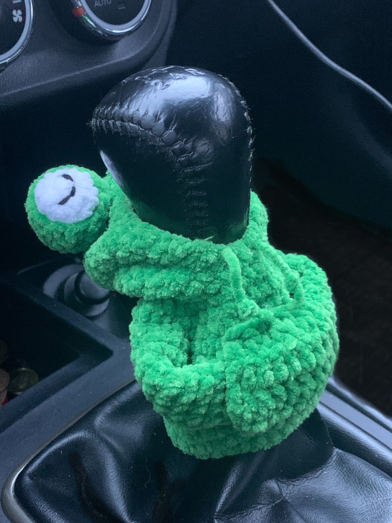 Crochet Pattern Gear Shift Frog Hoodie, English US Terms & Swedish - Etsy