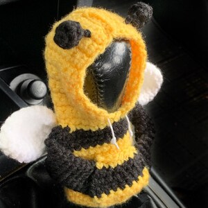 Crochet Pattern Gear Shift BEE Hoodie, English US Terms & Swedish - Etsy