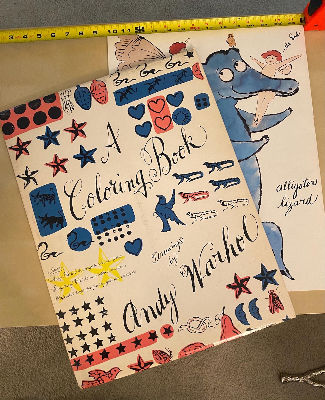 Vintage Andy Warhol Coloring Book - Etsy
