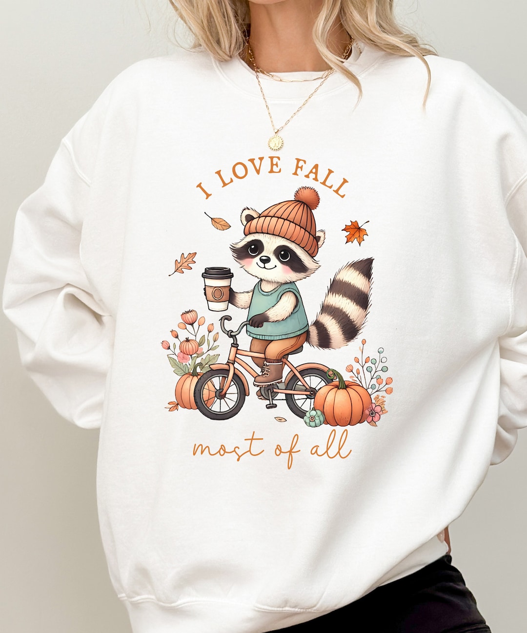 I Love Fall Most of All DTF Transfers High Quality Full Color Iron-on ...