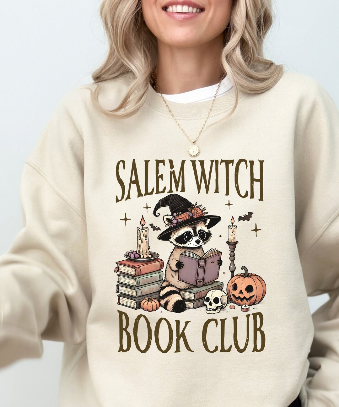 Salem Witch Book Club Halloween DTF Transfers High Quality Full Color ...