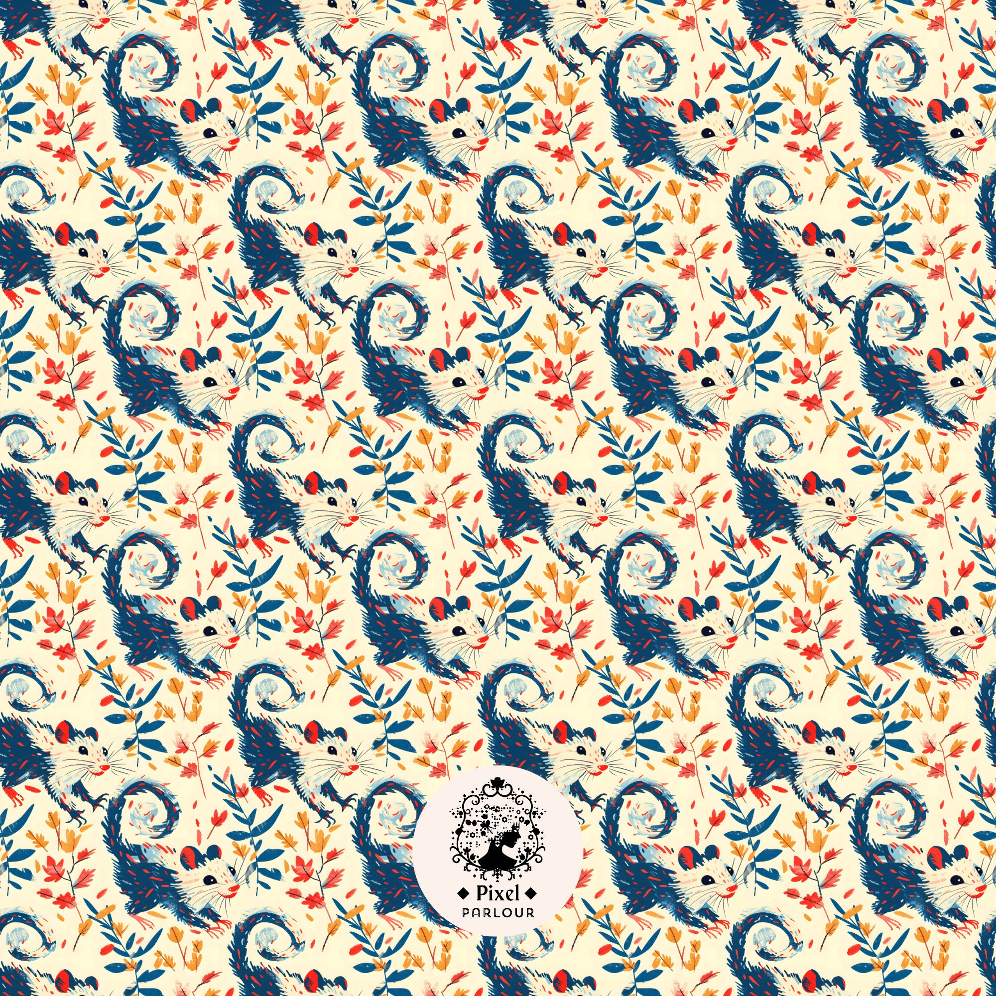 Opossum Pattern Seamless Opossum Print Png Opossum Pattern Opossum Kids ...