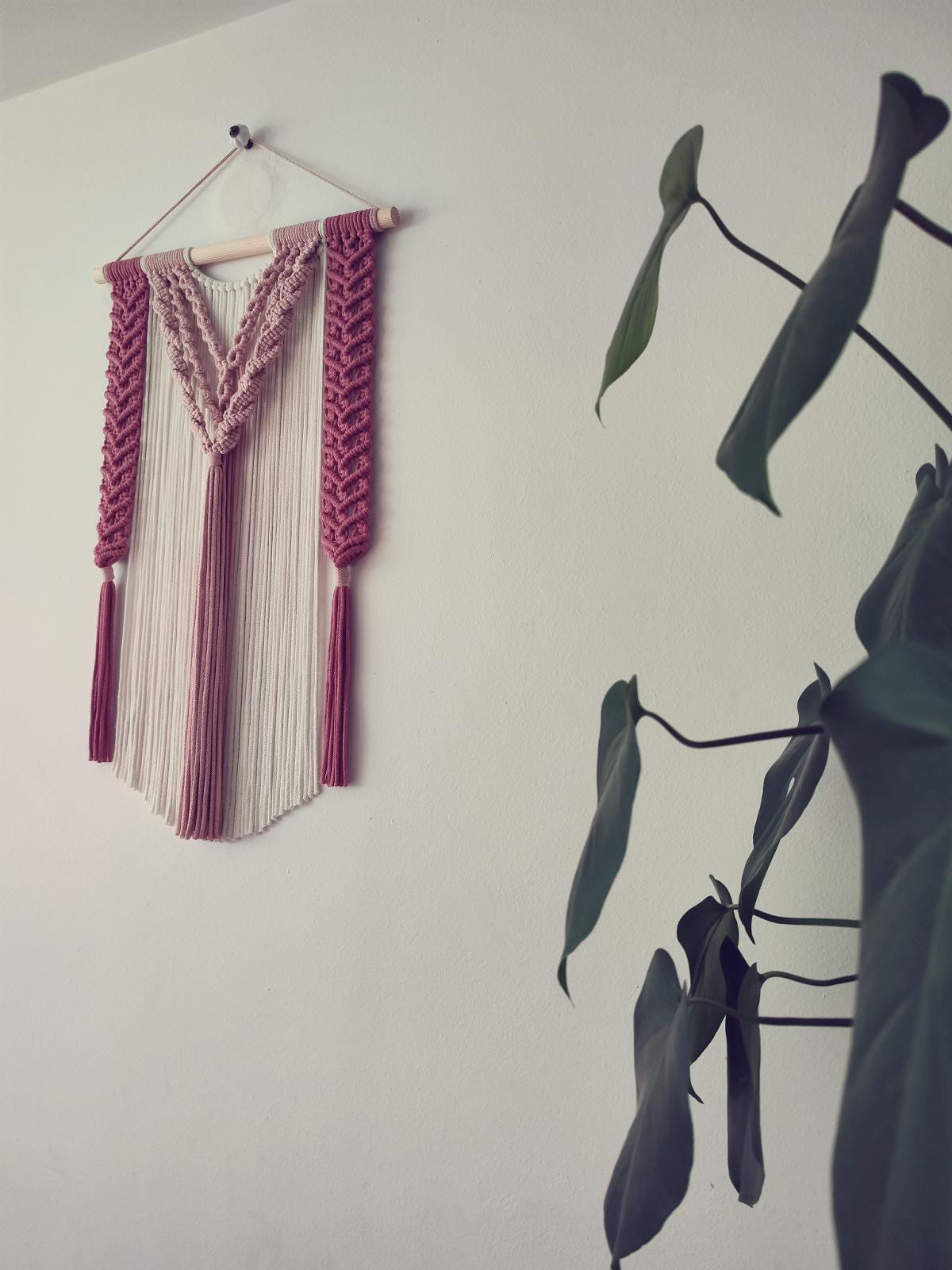 Boho Macrame With Big Tassels Wall Hanging PDF Tutorial | 71-page DIY ...