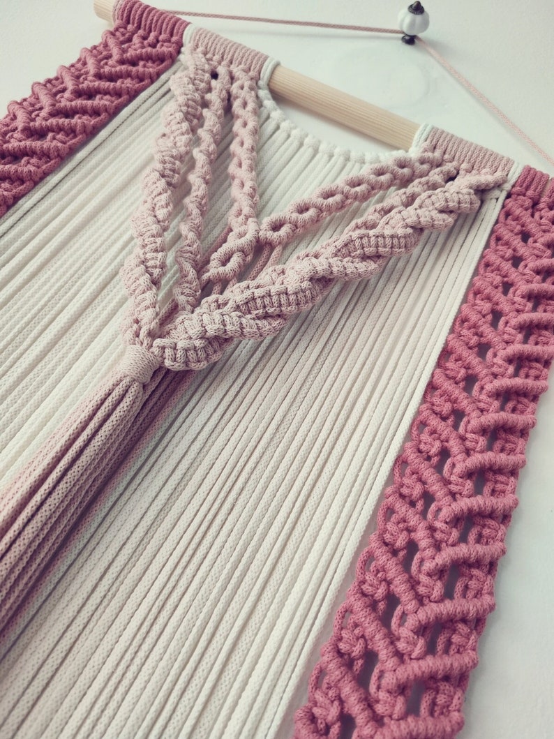 Boho Macrame With Big Tassels Wall Hanging PDF Tutorial | 71-page DIY ...