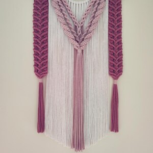 Boho Macrame With Big Tassels Wall Hanging PDF Tutorial | 71-page DIY ...