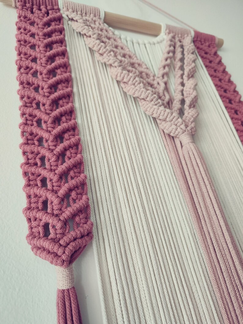 Boho Macrame With Big Tassels Wall Hanging PDF Tutorial | 71-page DIY ...