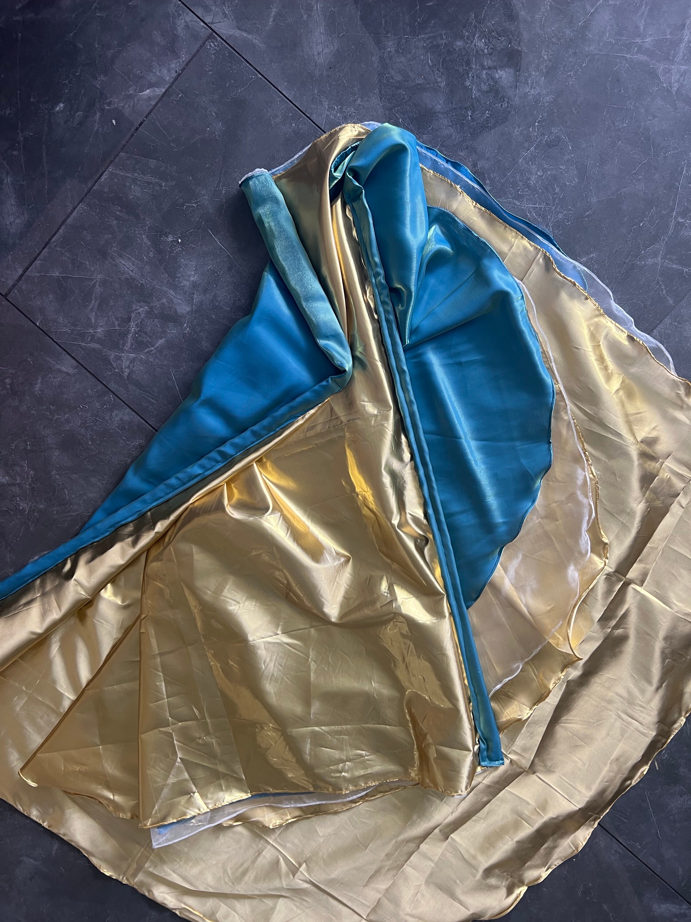 Gold White and Blue Praise and Worship Flags Dance Flags - Etsy