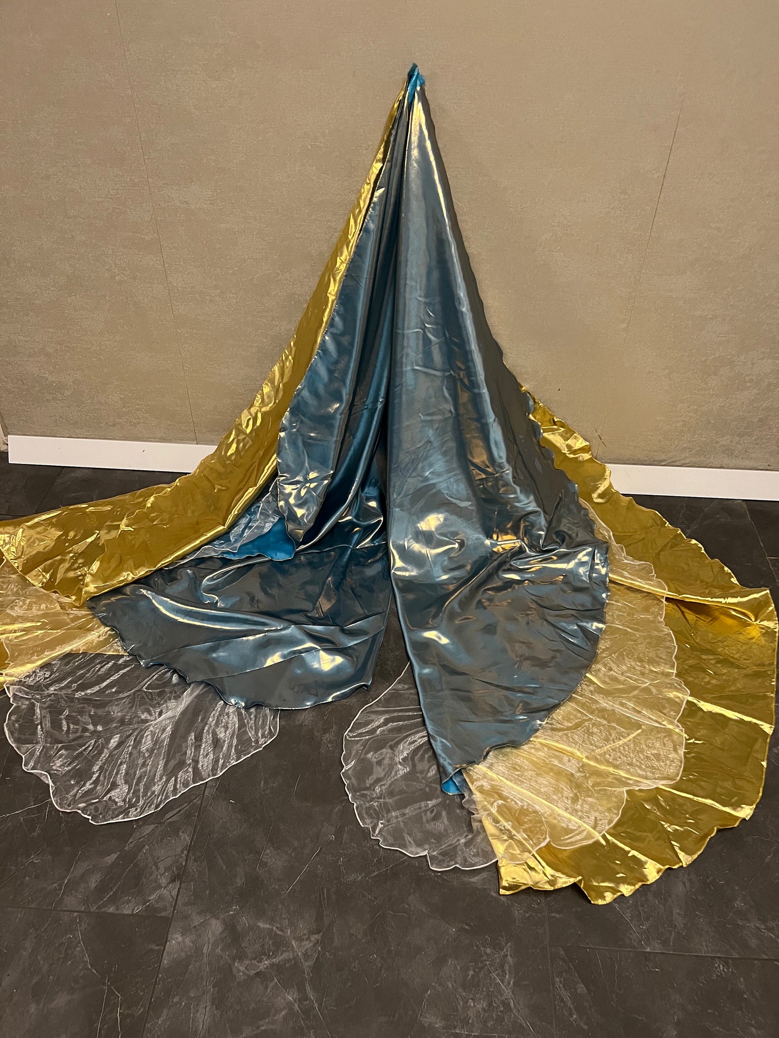 Gold White and Blue Praise and Worship Flags Dance Flags - Etsy