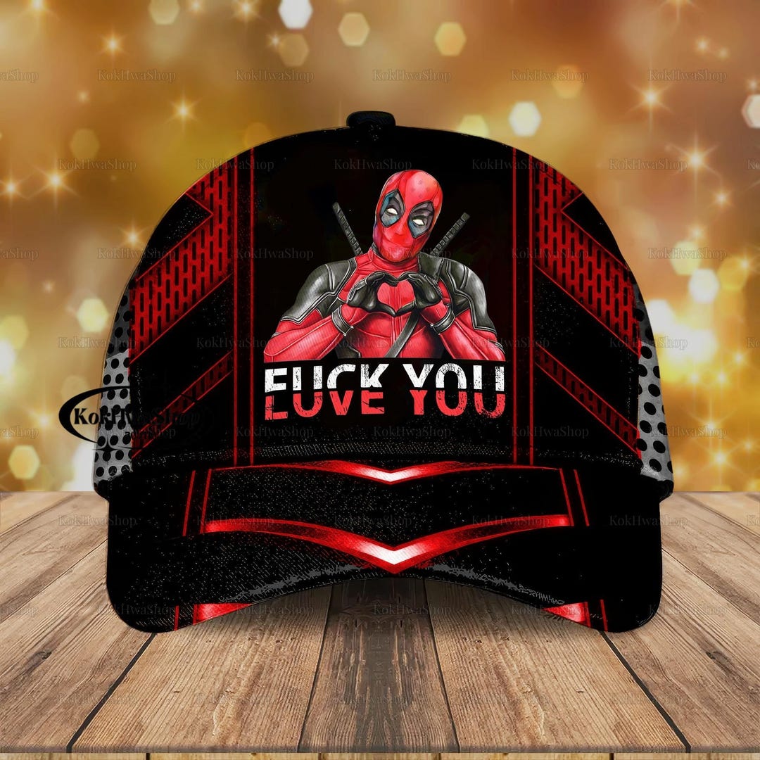Marvel Deadpool Cap, Deadpool 3 Movie Classic Hats, Funny Superhero Hat ...