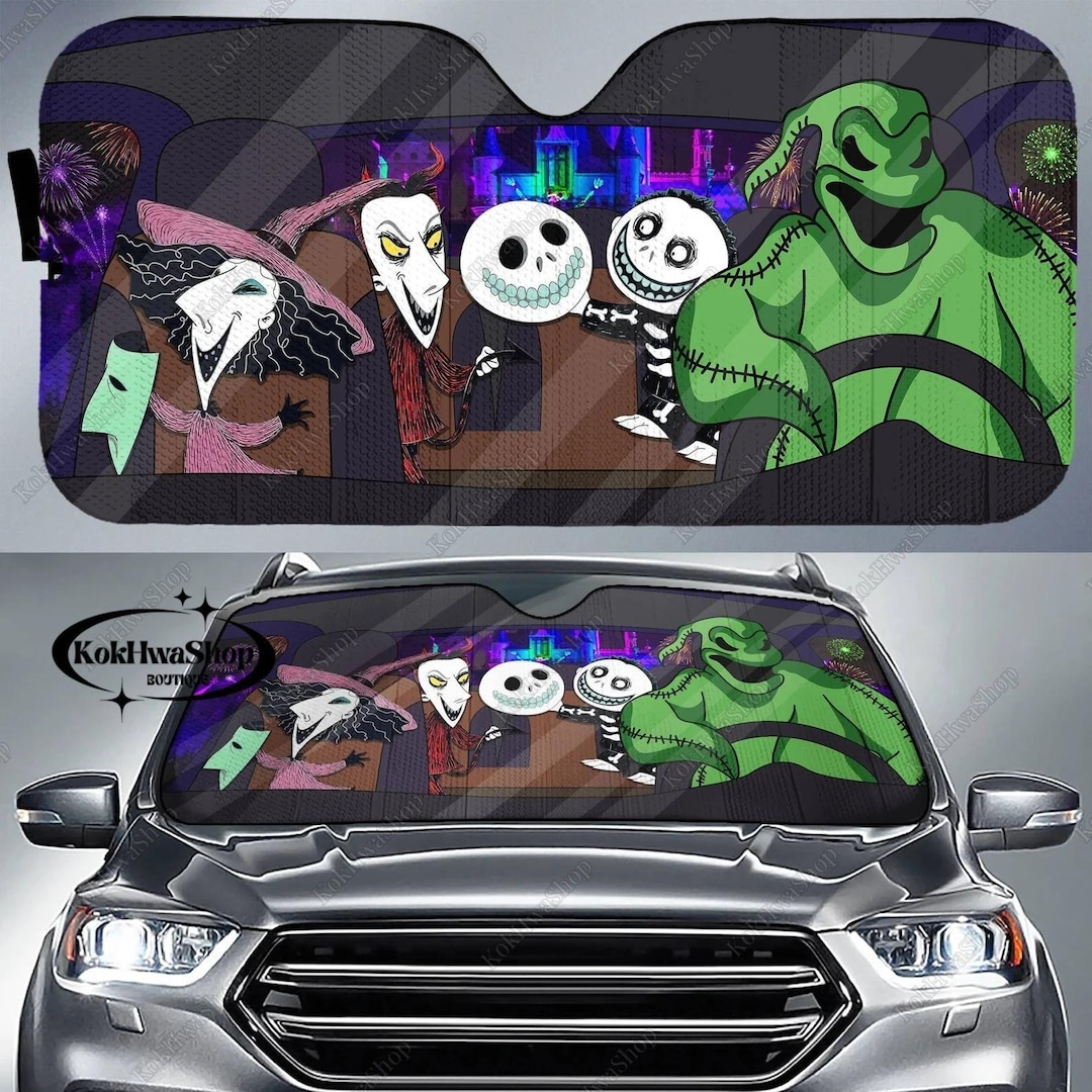 Oogie Boogie Car Sun Shade, Nightmare Before Christmas Auto Sun Shade ...