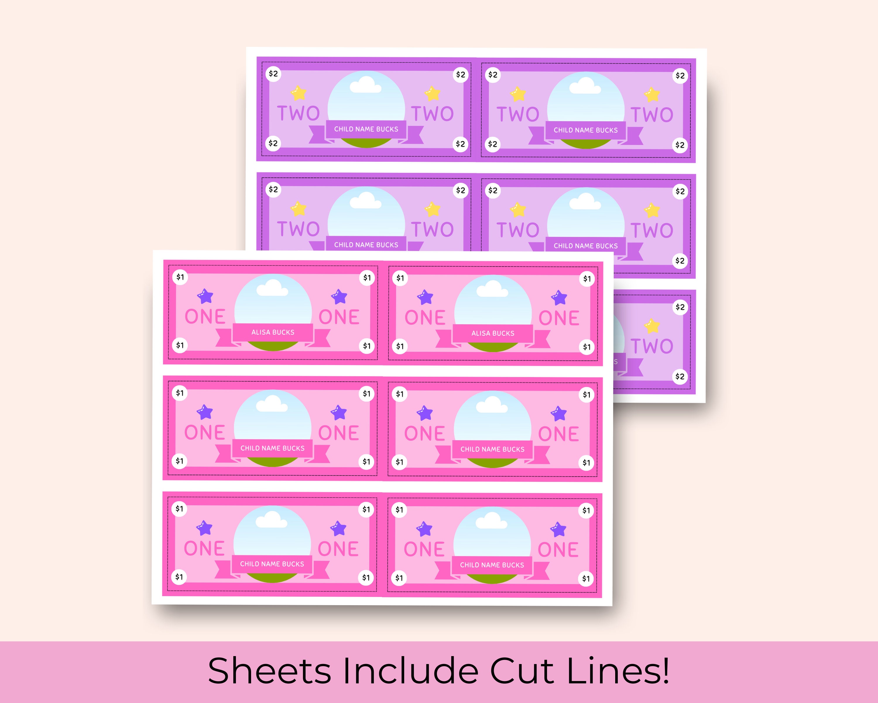 Printable Play Money | Reward Bucks | Good Behavior Bucks Printable ...