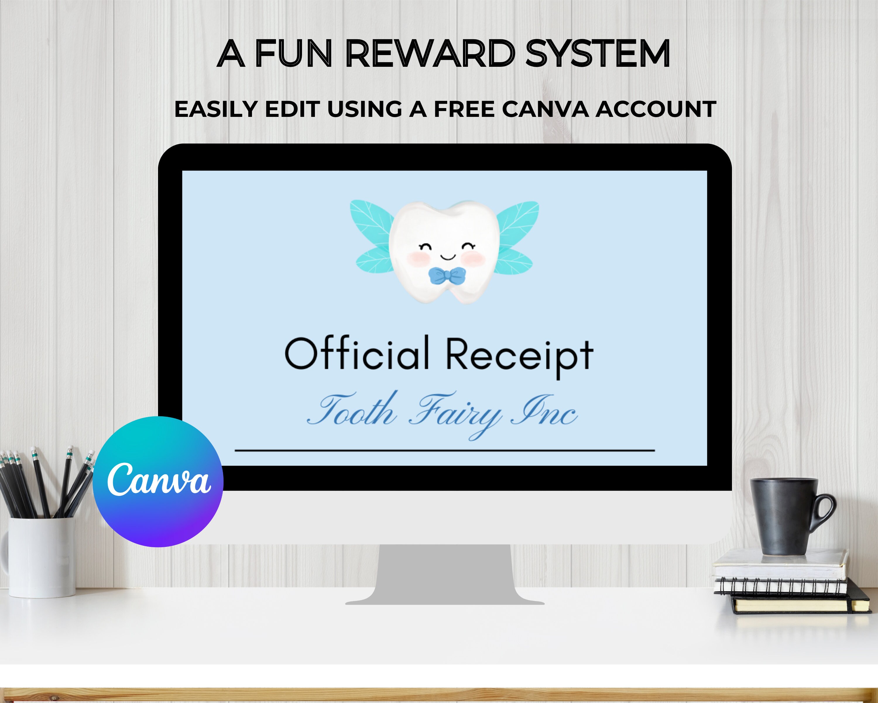 Boy Tooth Fairy | Tooth Fairy Printable | Tooth Fairy Receipts ...