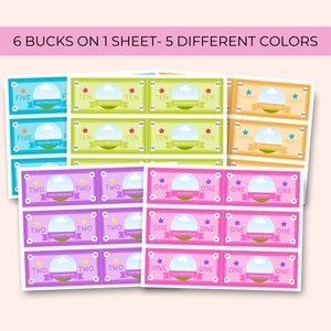 Printable Play Money | Reward Bucks | Good Behavior Bucks Printable ...