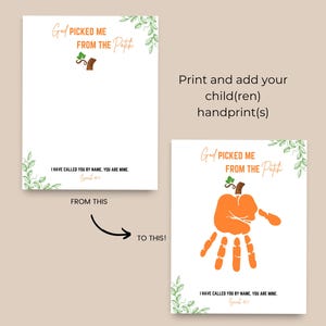 Fall Handprint Art Craft, Autumn Handprint, Fall Sunday School Craft ...