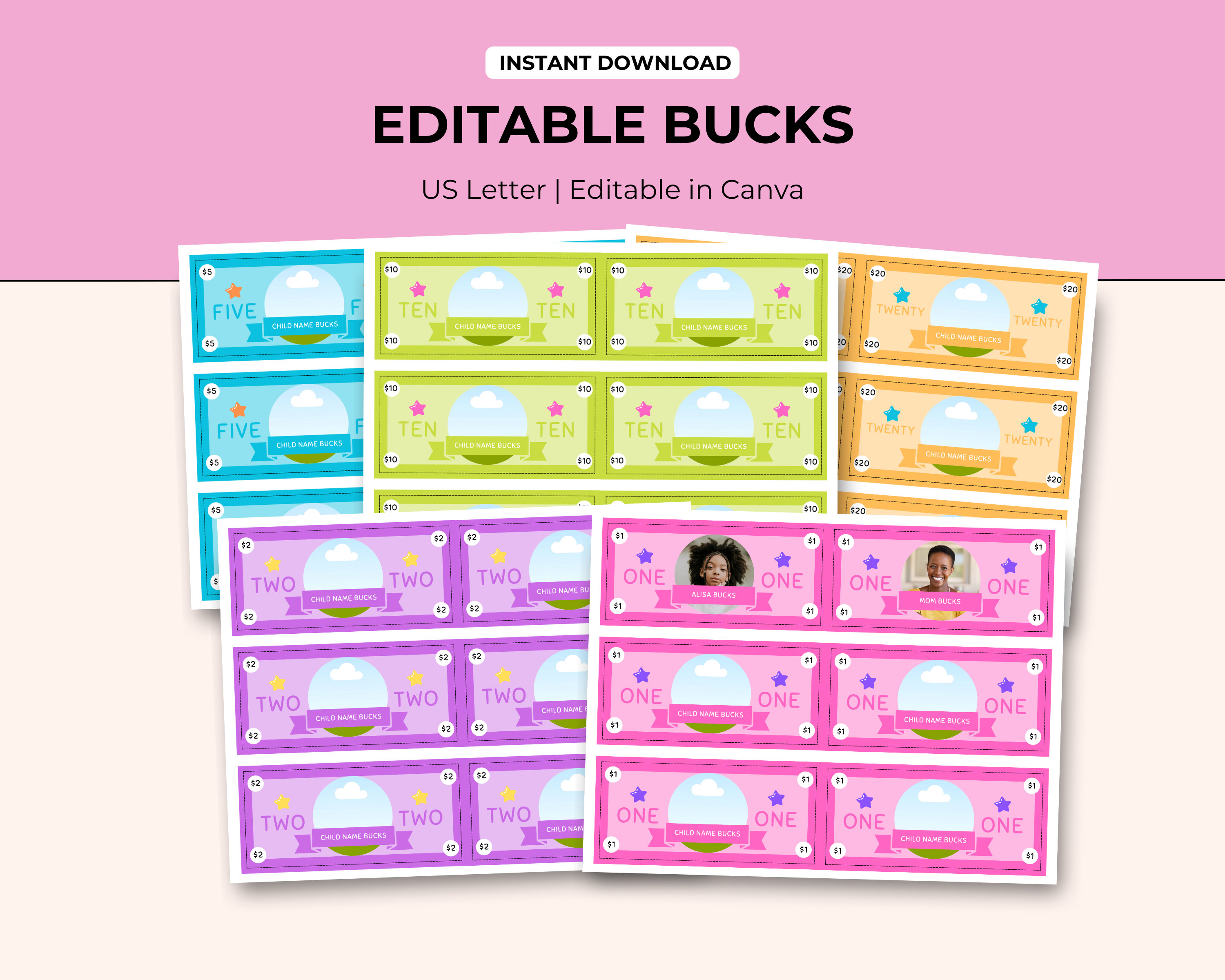 Printable Play Money | Reward Bucks | Good Behavior Bucks Printable ...