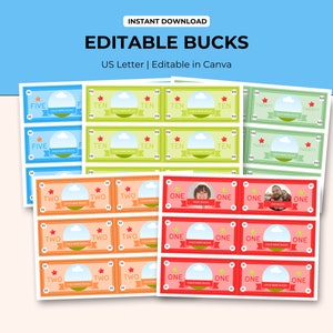 Good Behavior Bucks Printable | Kids Reward System | Printable Play ...