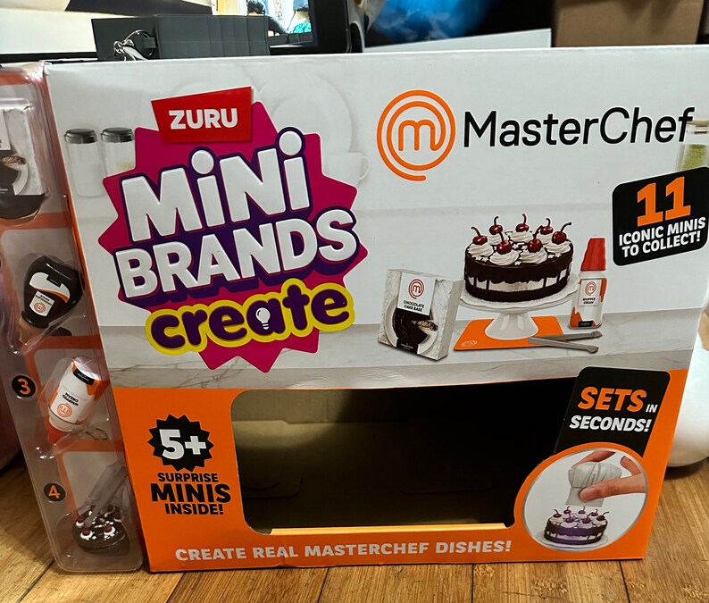 Zuru Mini Brands Create, Master Chef, Mini Food, Resin Food, Chocolate ...
