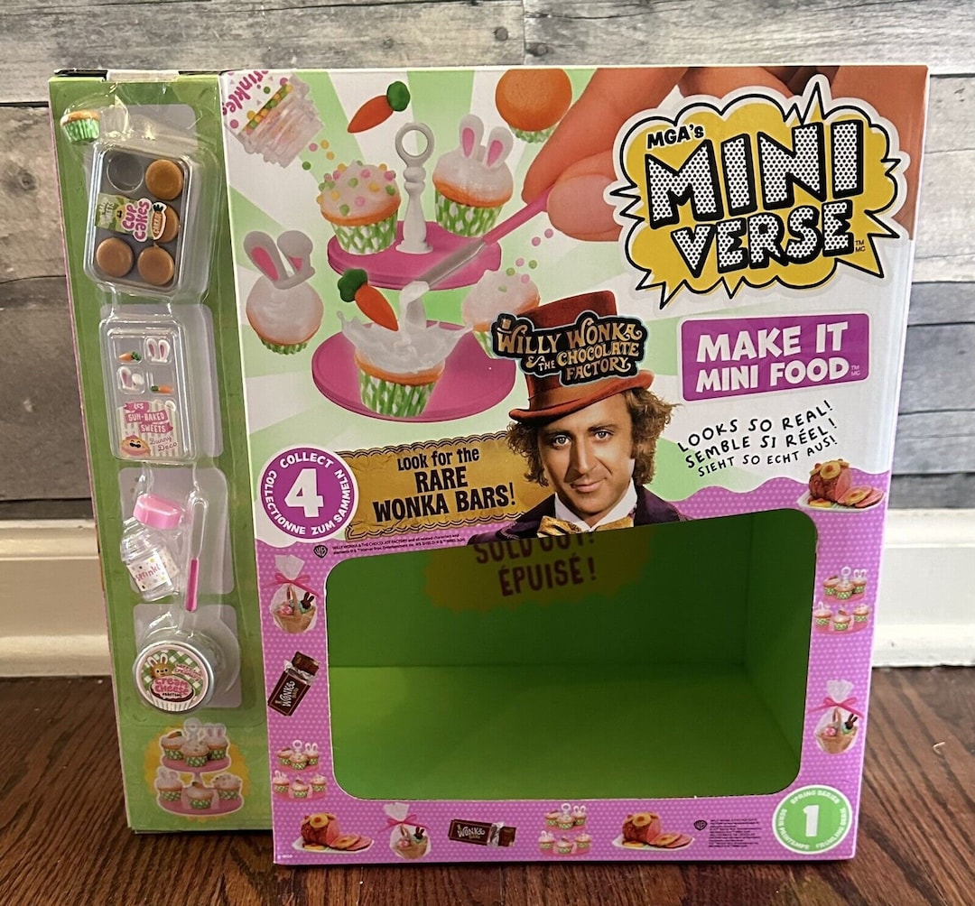 Mga's Miniverse Make IT Mini Food Ultra RARE Wonka Bar - Etsy