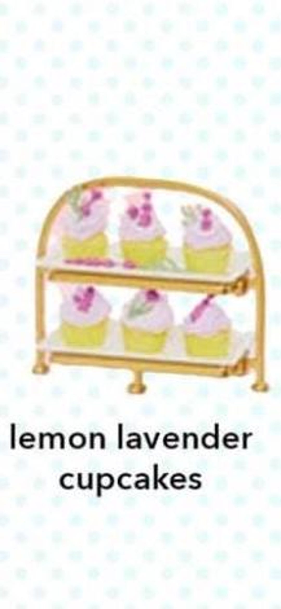 Miniverse Make It Mini From Scratch Lemon Lavender Cupcakes - Etsy
