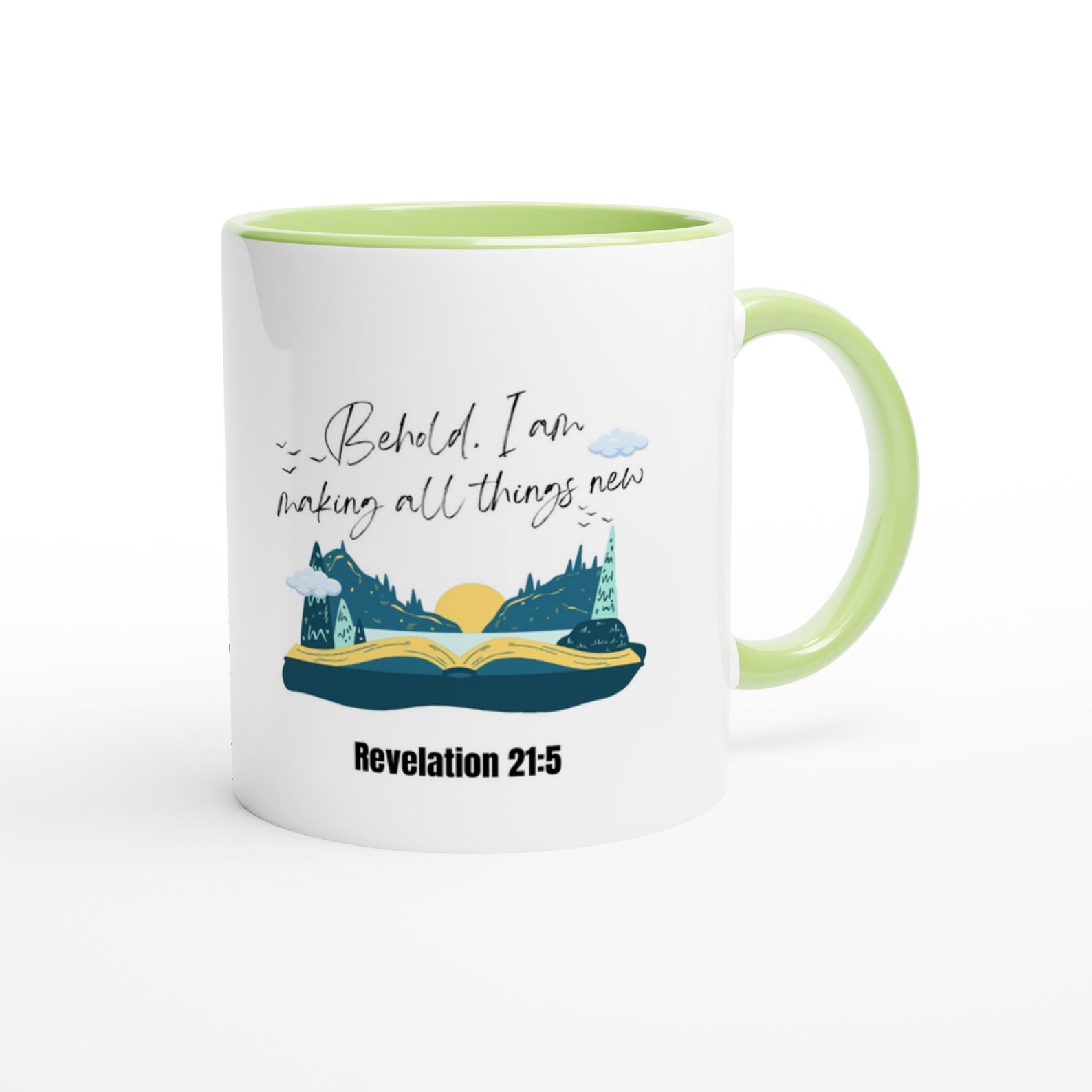 Behold I Am Making All Things New Mug. Baptism Gift. Christening Gift ...