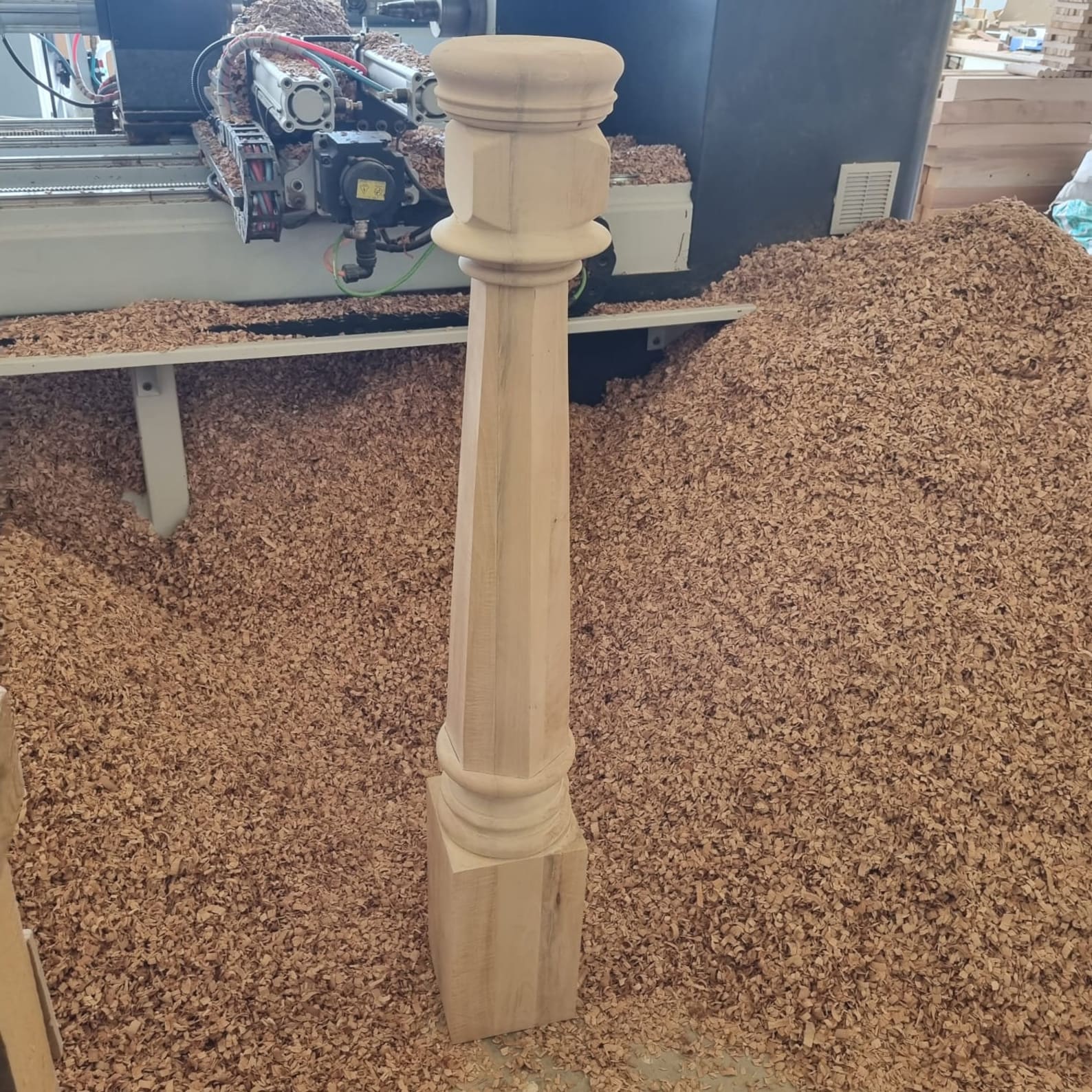 Newel Post, Linden Wood, Newel Posts, Stair Newelpost, Stairs, Custom ...