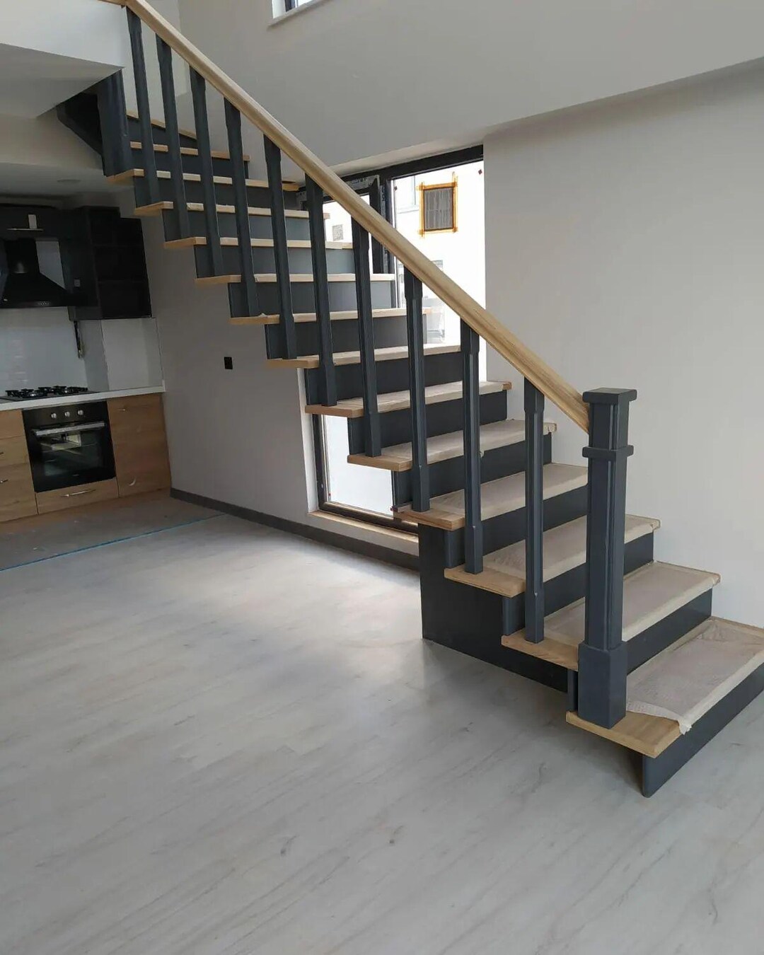 Buy Beech Wood Stair Spindles and Newel Post: Unpainted Balusters ...