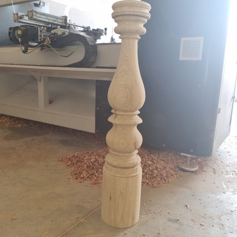 Red Oak, Stair Post, Red Oak Newel Post, Wooden Stair Post, Wooden ...