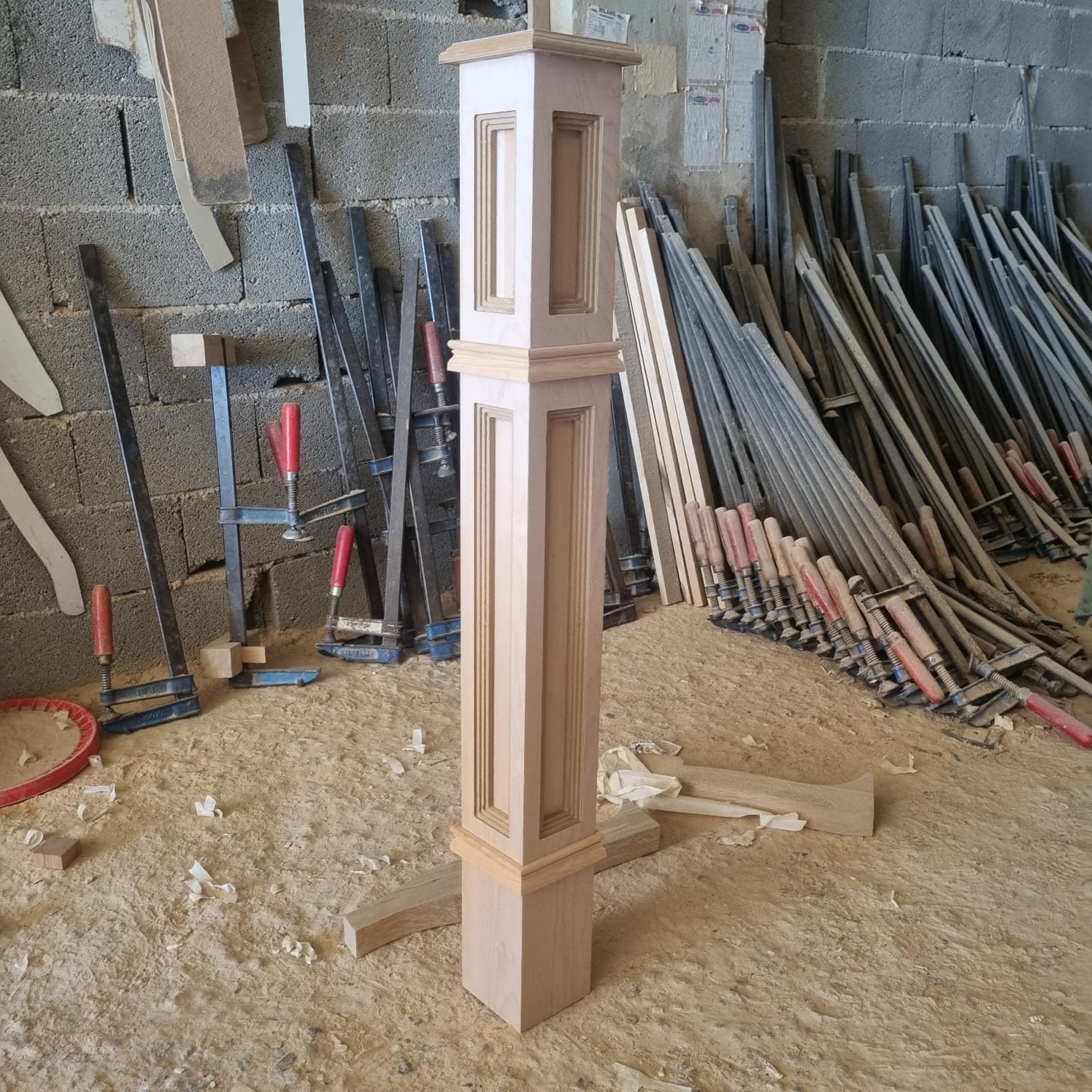 Newel Post, Stair Post, Wooden Stair Post, Newel Posts, Stair Newelpost ...