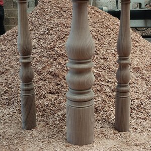 Stair Post, Wooden Stair Post, Newel Post, Wooden Turned Newel Posts ...